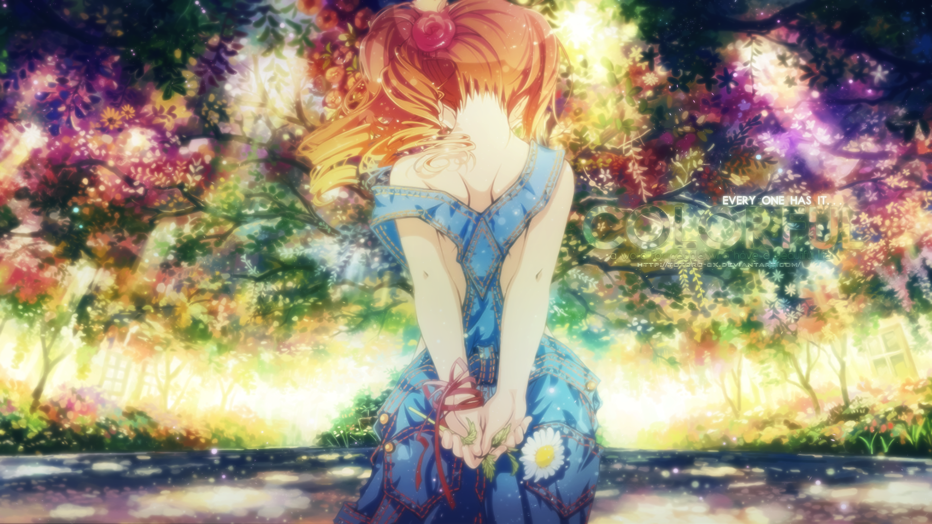 Enchanting Anime HD Wallpaper: A Vibrant Original Creation by Totoro-GX