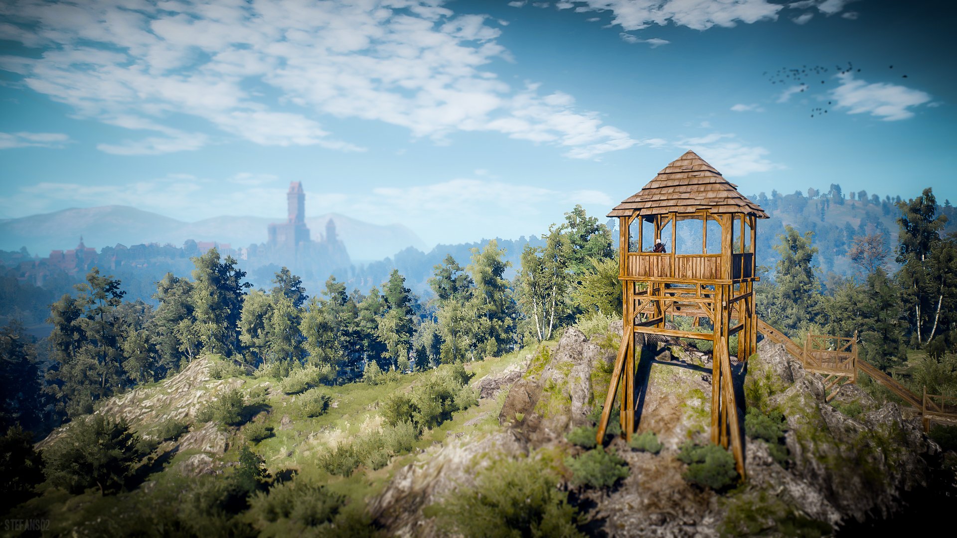 The Witcher 3: Wild Hunt / Watchtower by StefanS02