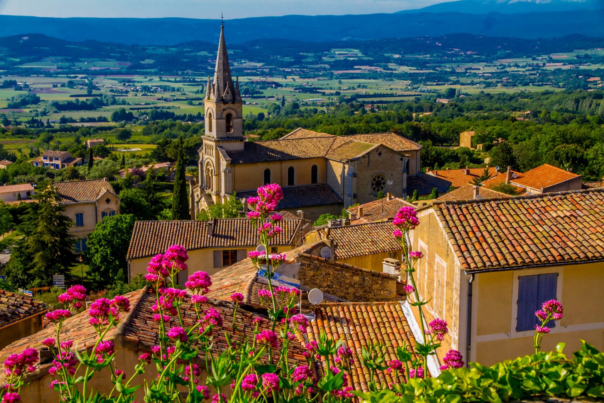 Download House France Bonnieux Man Made Town HD Wallpaper | 2400x1600 ...