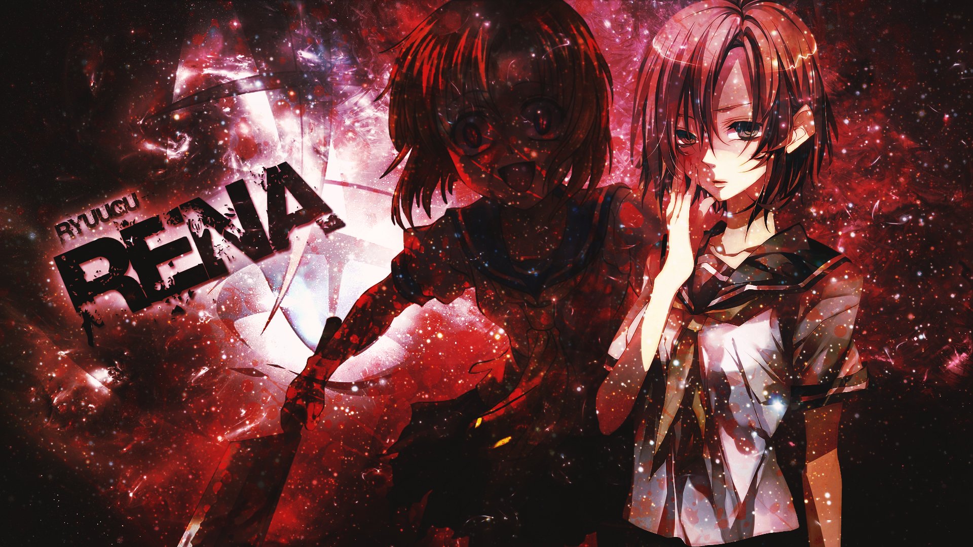 Rena Ryūgū HD Wallpaper | Higurashi When They Cry Anime Art by DinocoZero