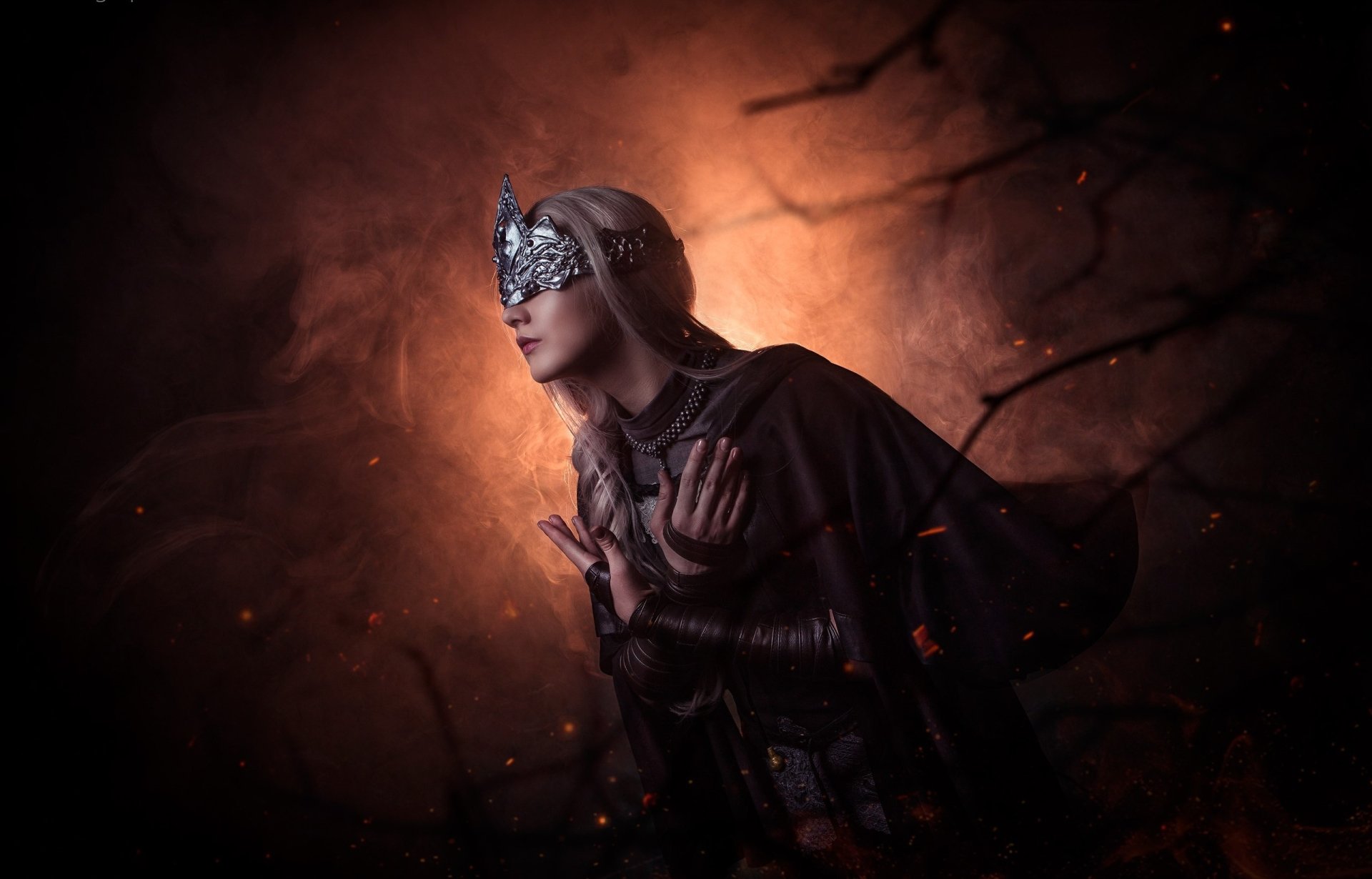 Dark Souls III Fire Keeper Cosplay – Stunning HD Wallpaper by niamash