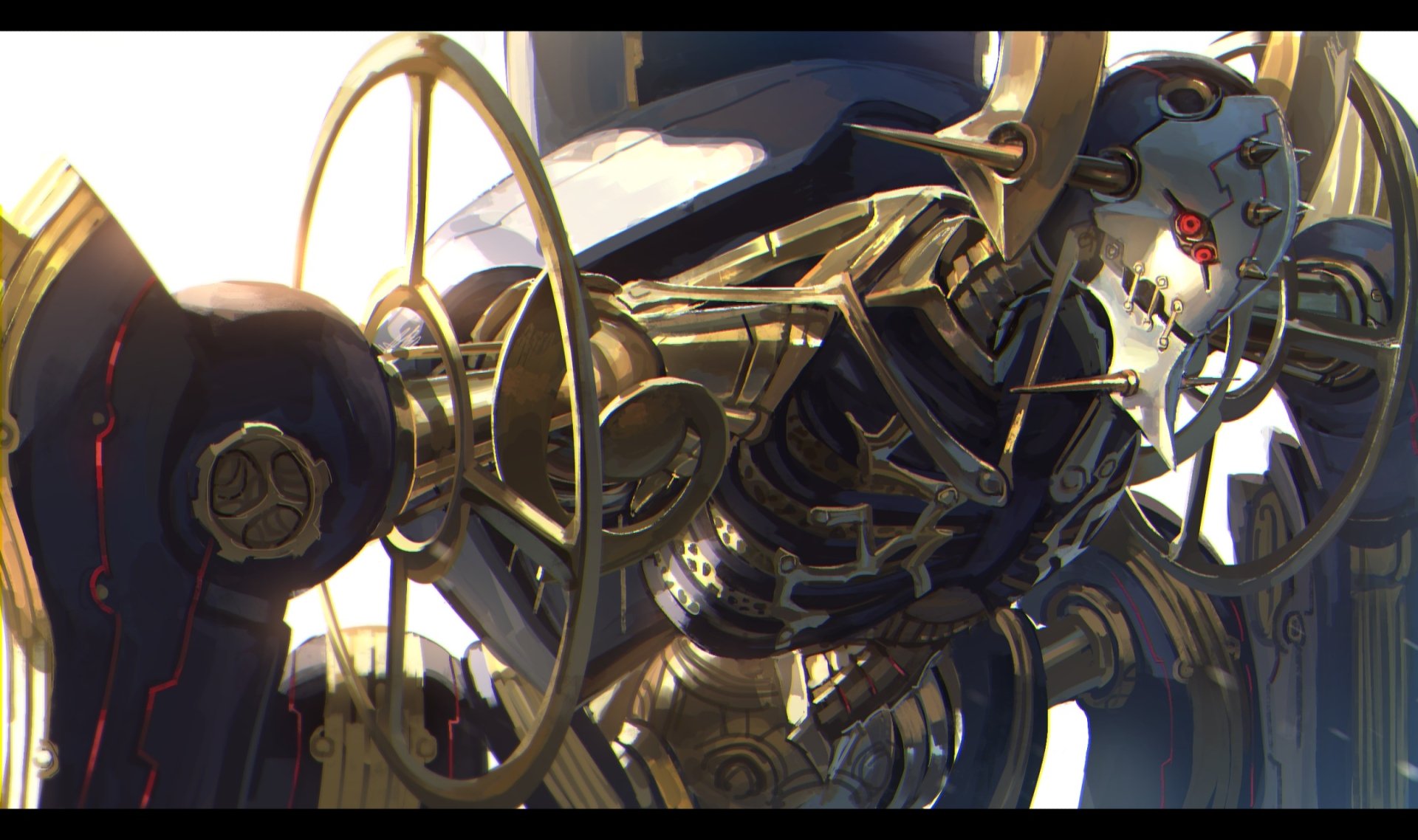 Xenoblade Chronicles HD: Majestic Robot Warrior Wallpaper by baallore