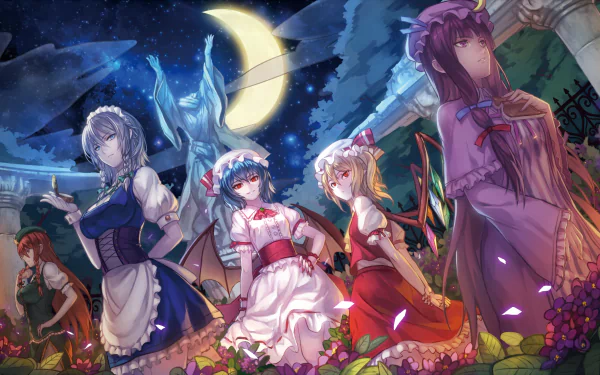 Sakuya Izayoi 4K Wallpaper by ヒトこもる