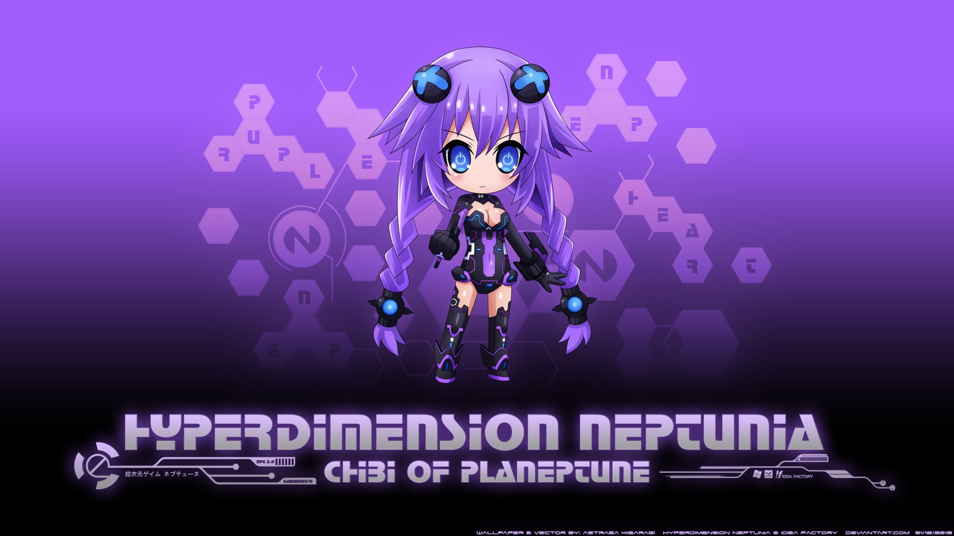 Download Video Game Hyperdimension Neptunia HD Wallpaper by Akiranyo