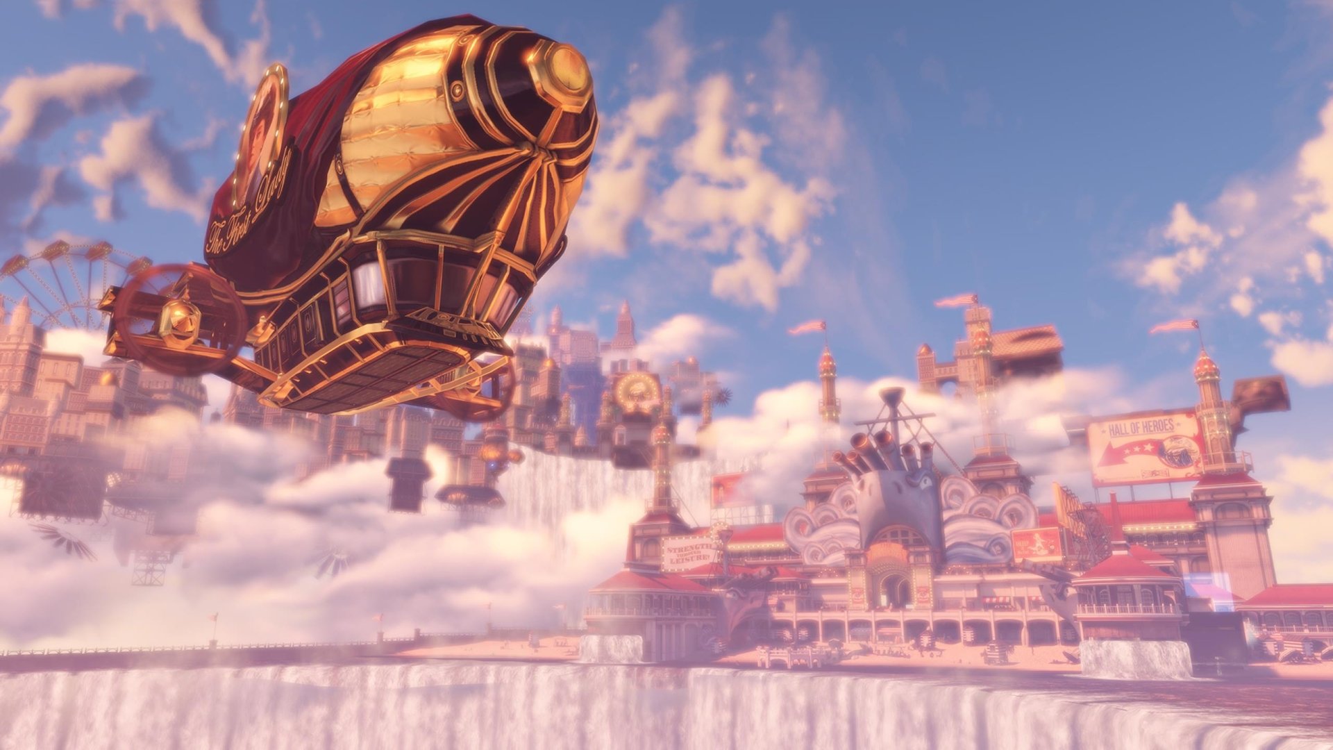 Bioshock Infinite HD Wallpaper: Skybound Adventure in Vigor and Vapor