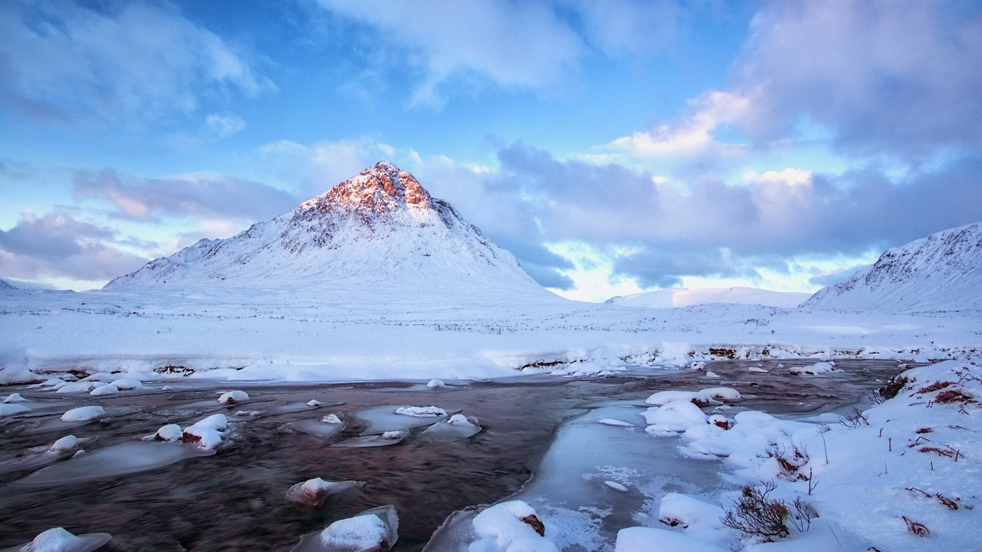 Download River Snow Mountain Ice Sea Ocean Nature Winter Snowy Mountain ...