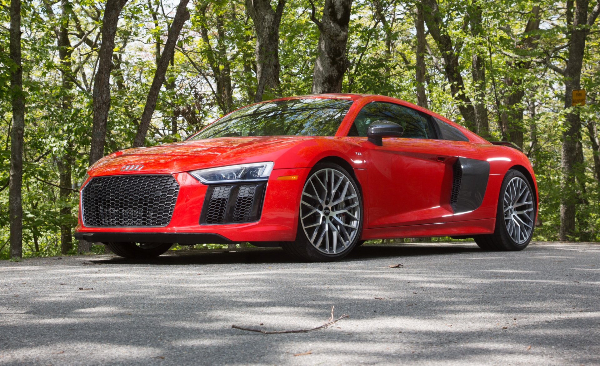 Stunning Audi R8 Supercar HD Wallpaper in Nature