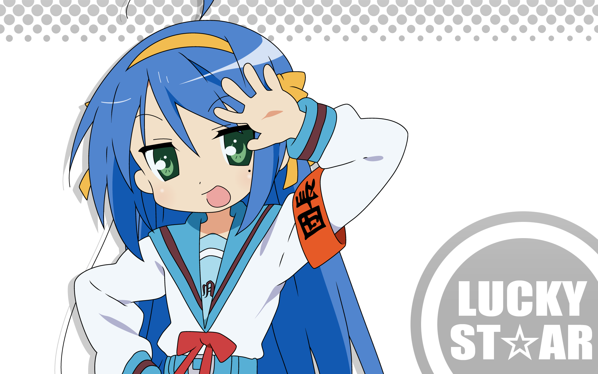Lucky Star Anime HD Wallpaper – Bright & Cheerful Moments