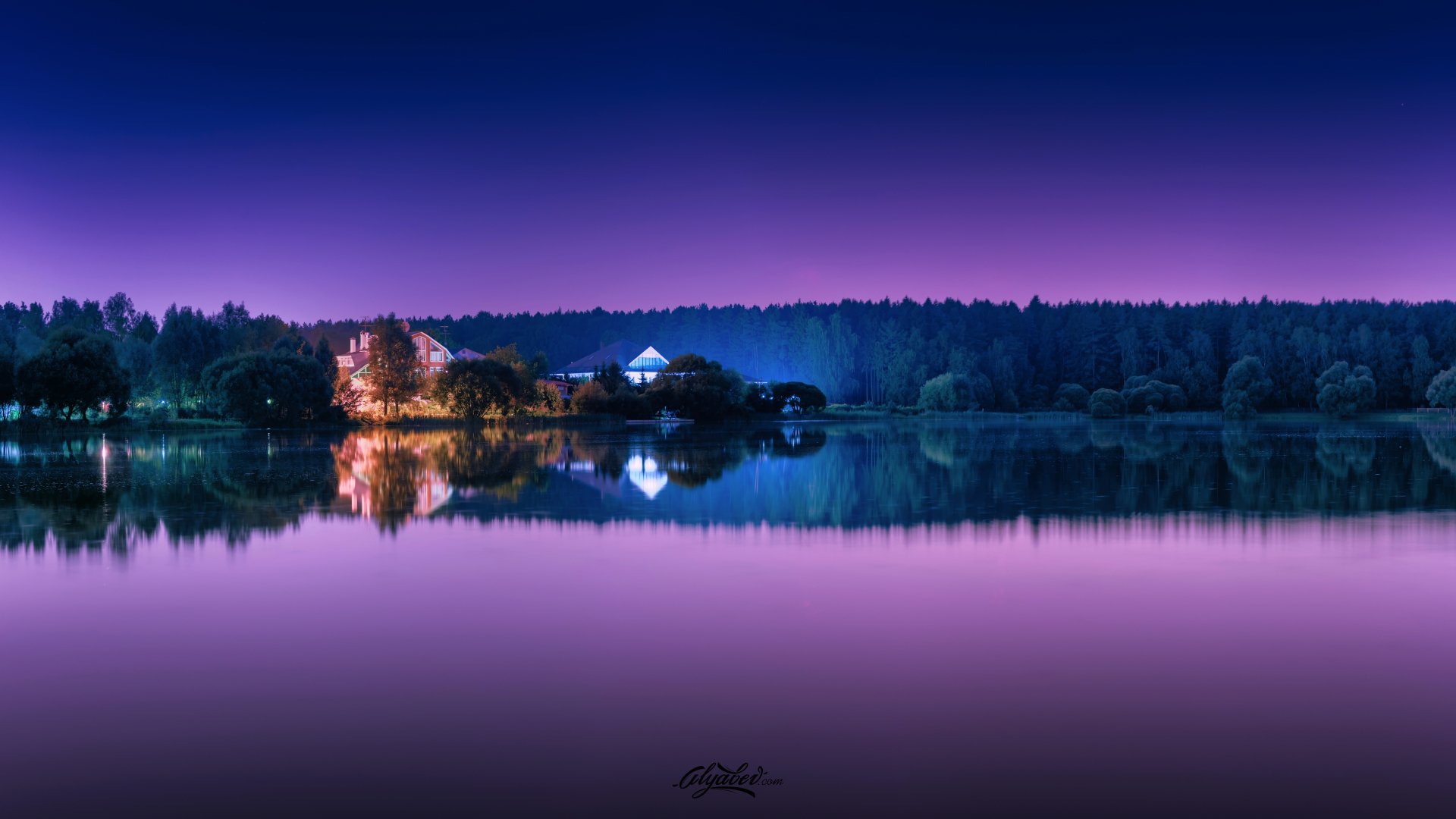 4K Ultra HD Night Lake Reflections – Stunning Nighttime Photography ...