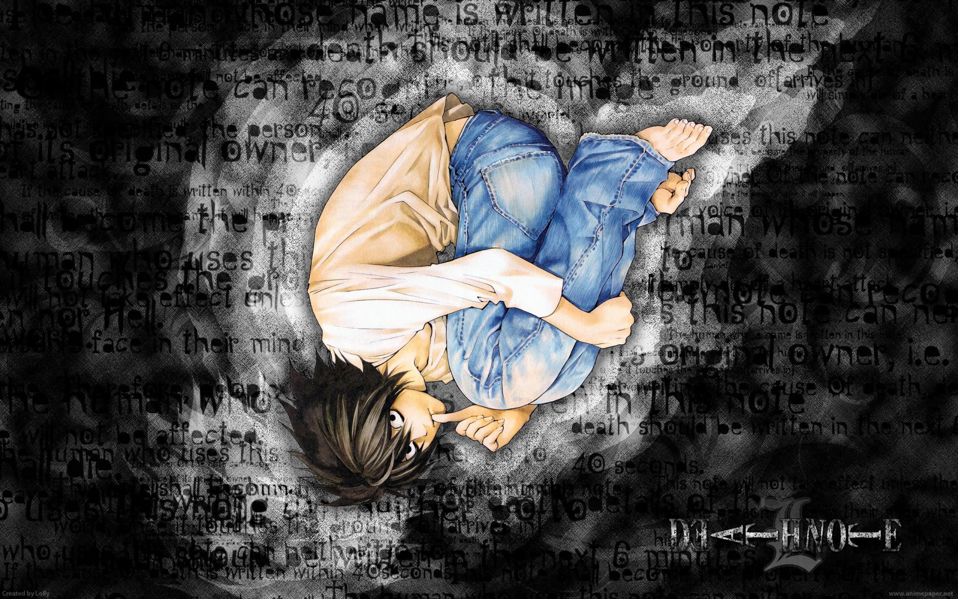 Death Note HD Anime Wallpaper: The World of Light and Shadow