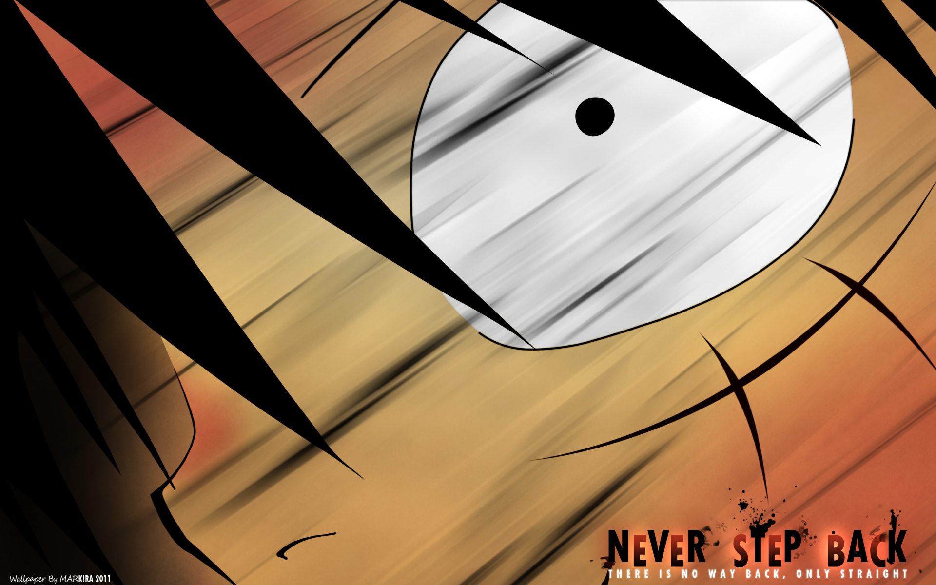 One Piece HD Wallpaper: Never Step Back Anime Moment | 2560x1600 ...