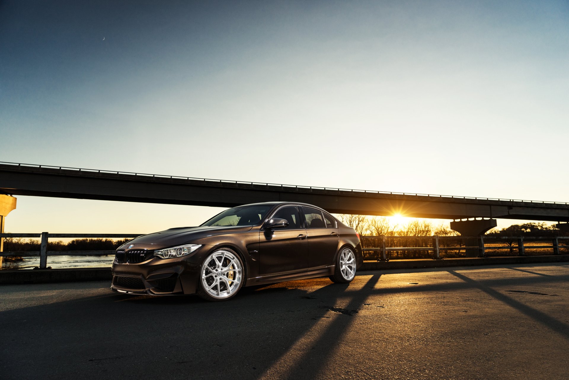 Bmw Sunset Wallpaper