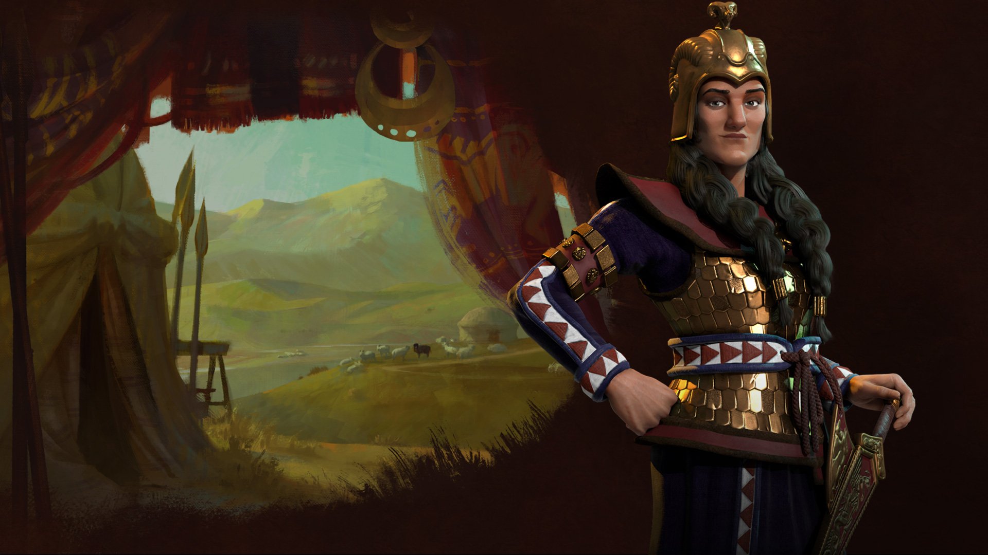 Download Tomyris Scythia Video Game Civilization VI HD Wallpaper