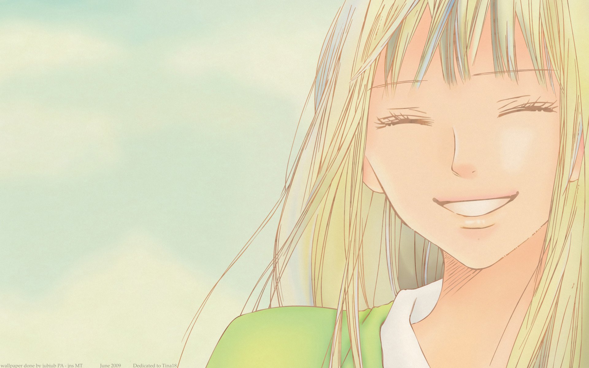 Sawako Kuronuma Smiling - Kimi Ni Todoke HD Anime Wallpaper