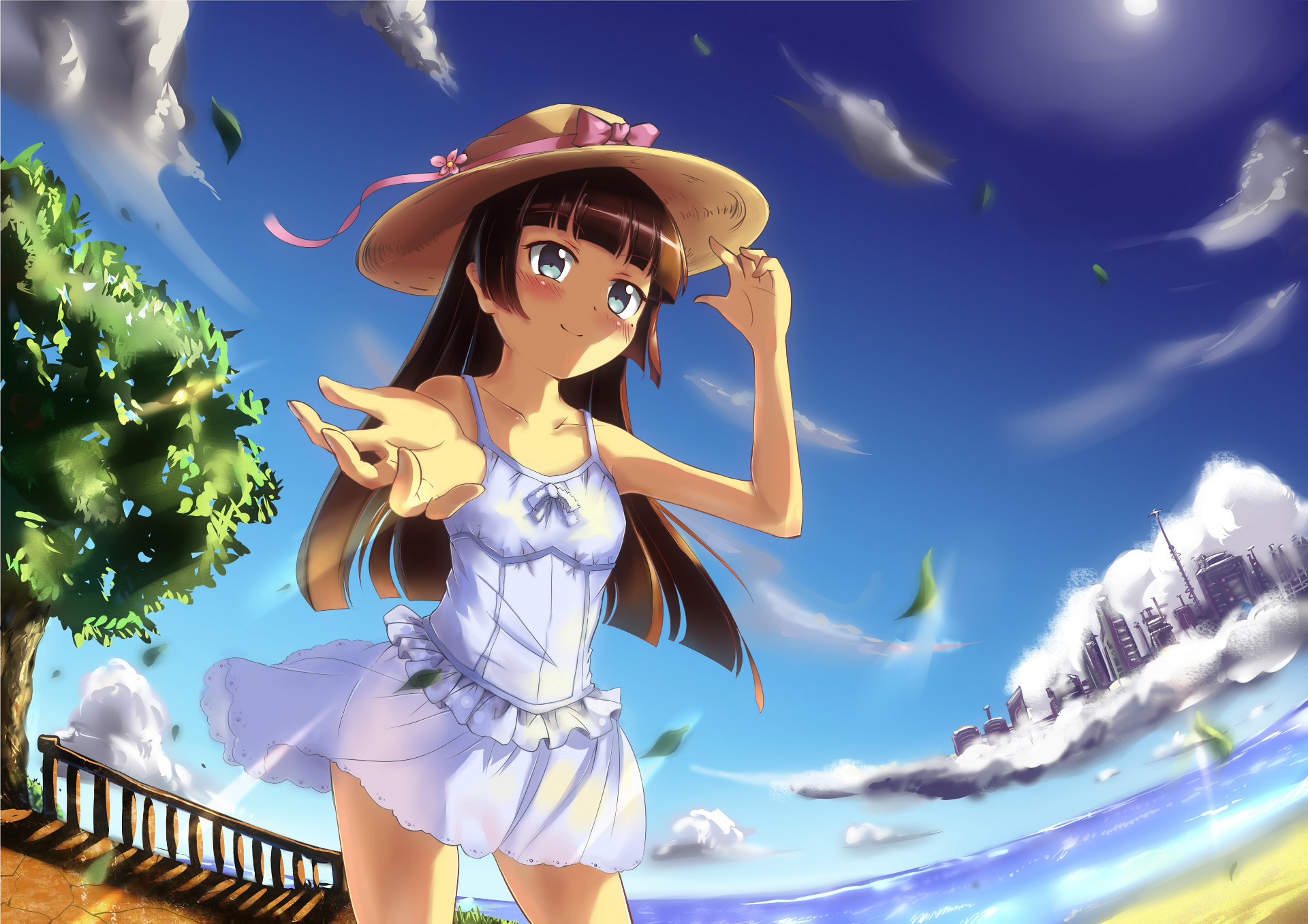 Ruri Gokō Summer Breeze – HD Oreimo Anime Wallpaper