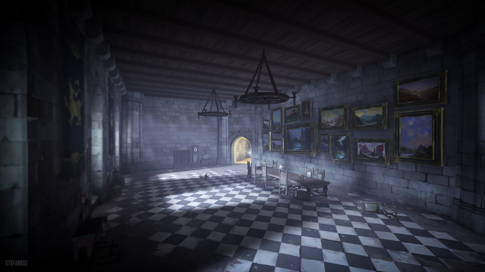 Overwatch: Eichenwalde / Inside the Castle by StefanS02