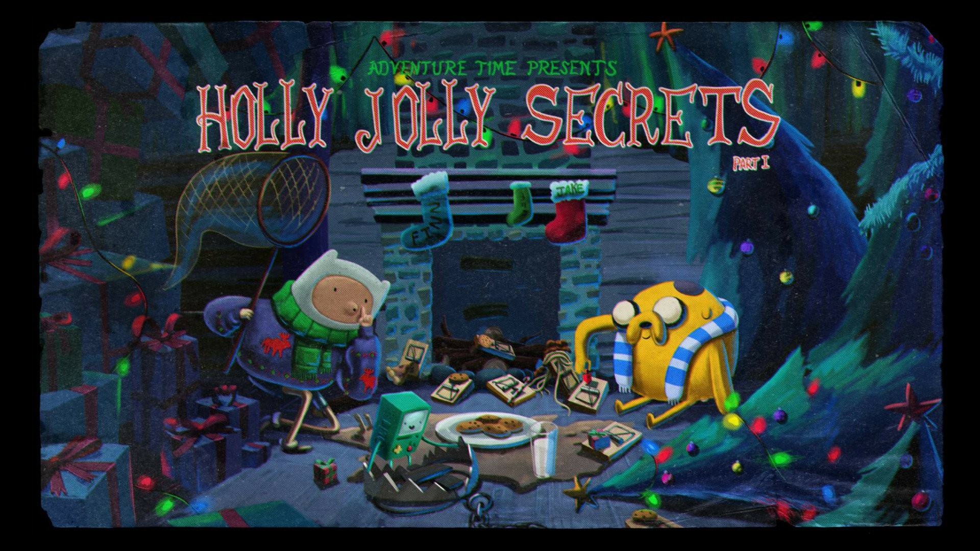 Adventure Time TV — Holly Jolly Secrets: Finn & Jake HD Wallpaper