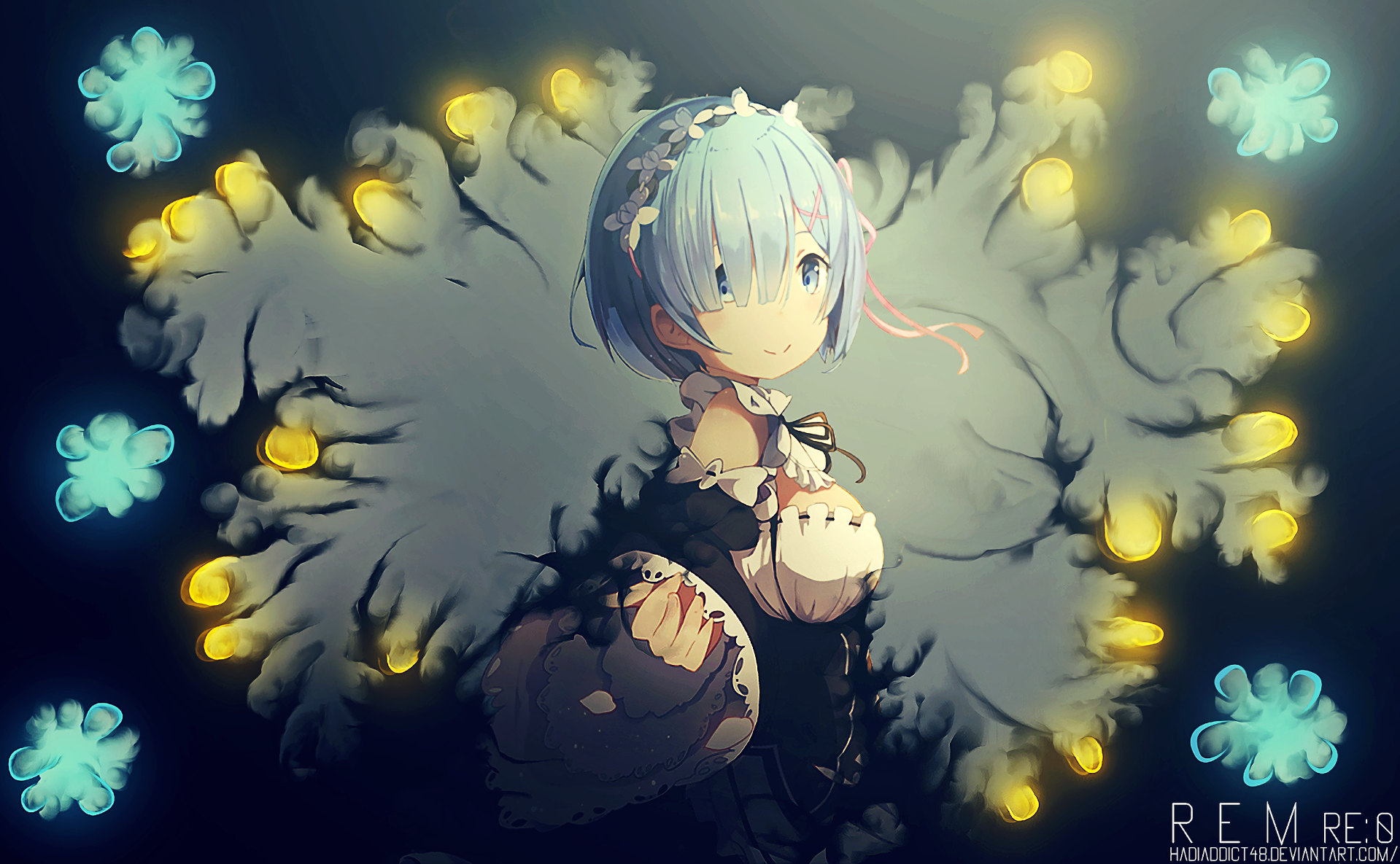 HD Wallpaper of Rem from Re:ZERO - Starting Life in Another World by ...