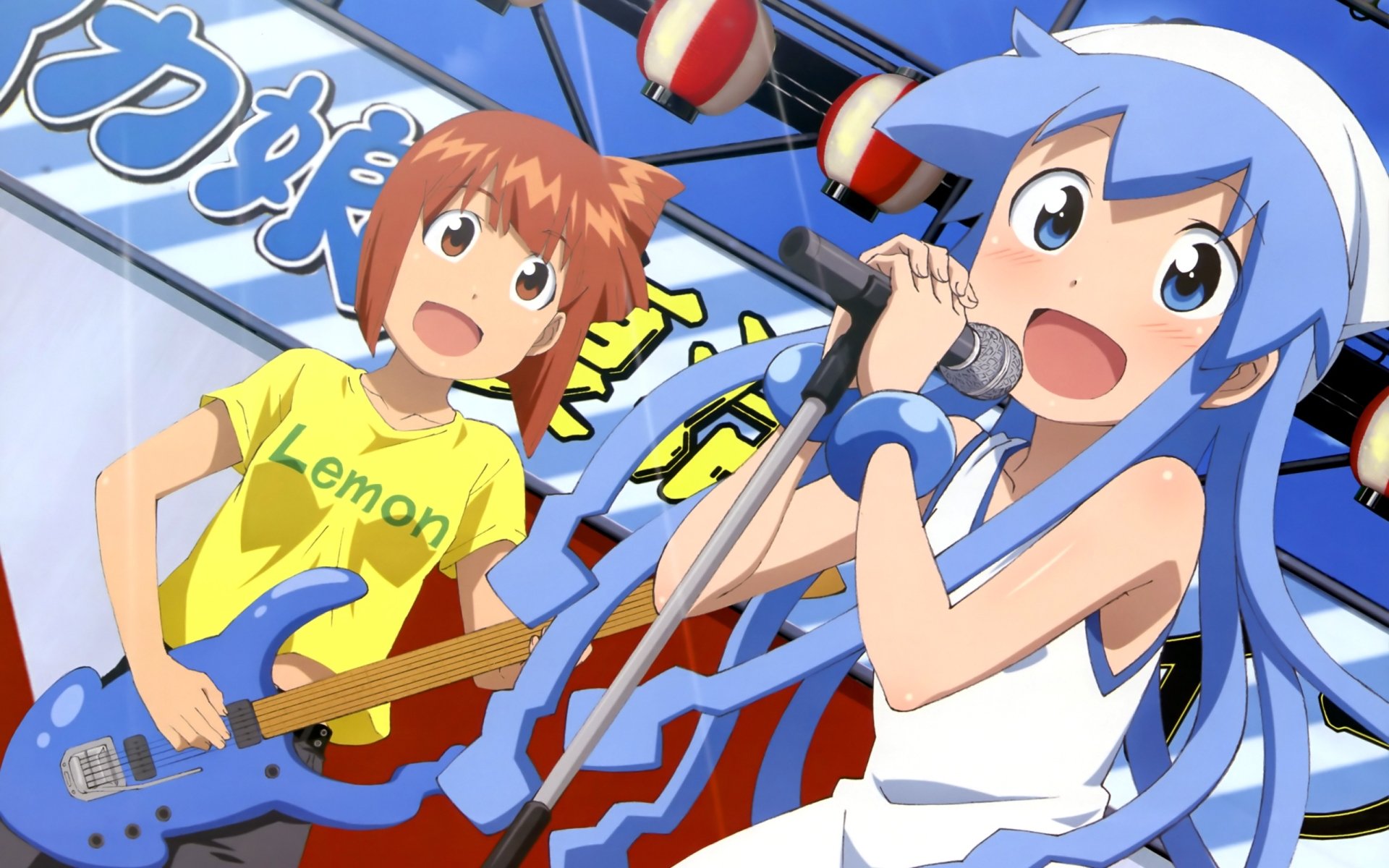Download Ika Musume Anime Squid Girl HD Wallpaper | 2560x1600 ...