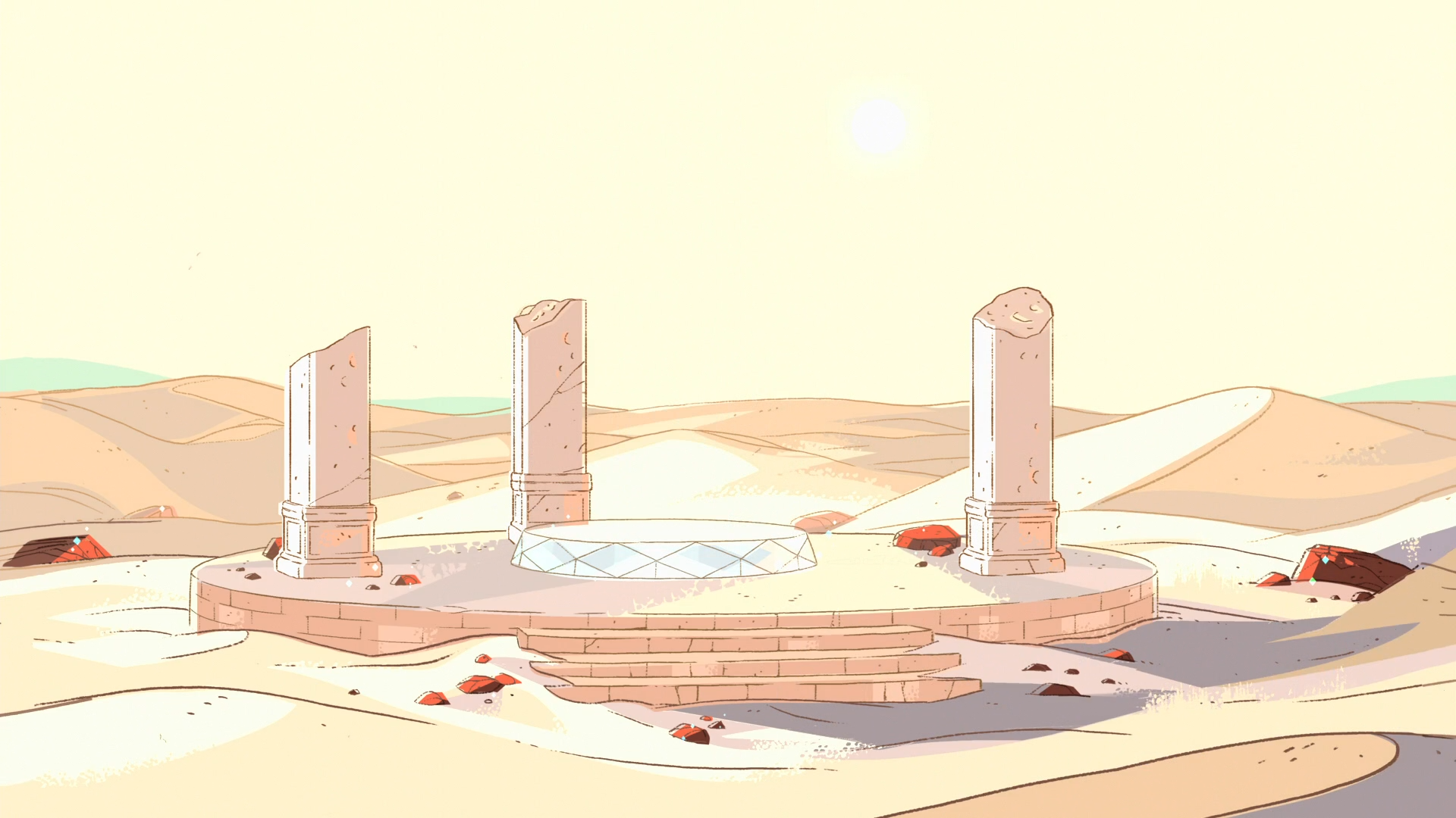 Steven Universe (TV) — HD Desert Temple Wallpaper