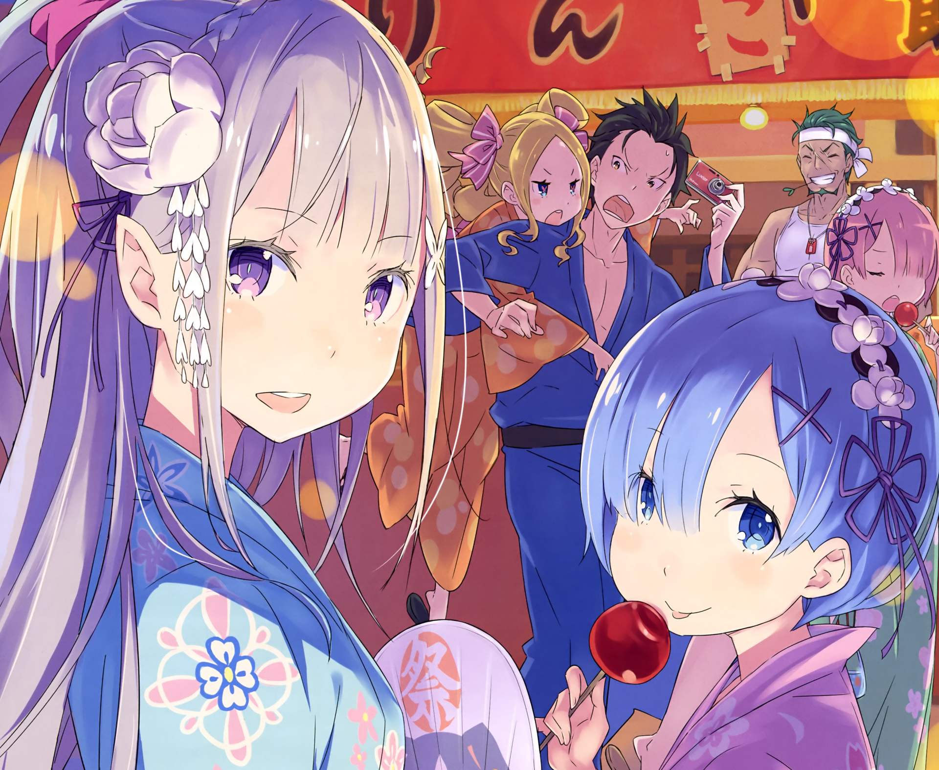 Re:Zero Festival Night 4K Wallpaper by Gashin