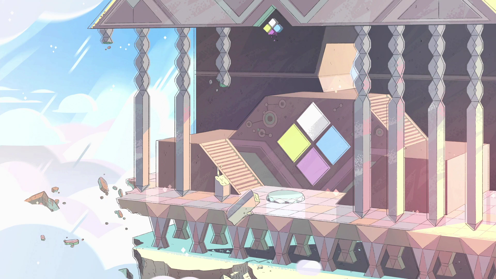 Steven Universe HD Wallpaper: Crystal Temple Serenity in Stunning ...