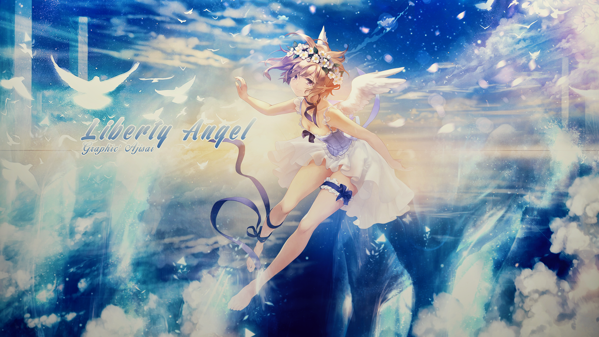 Download Anime Angel Anime Angel HD Wallpaper by XxAjisai-GraphicxX