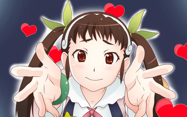 Download Mayoi Hachikuji Cute Snail Bakemonogatari Anime Monogatari ...