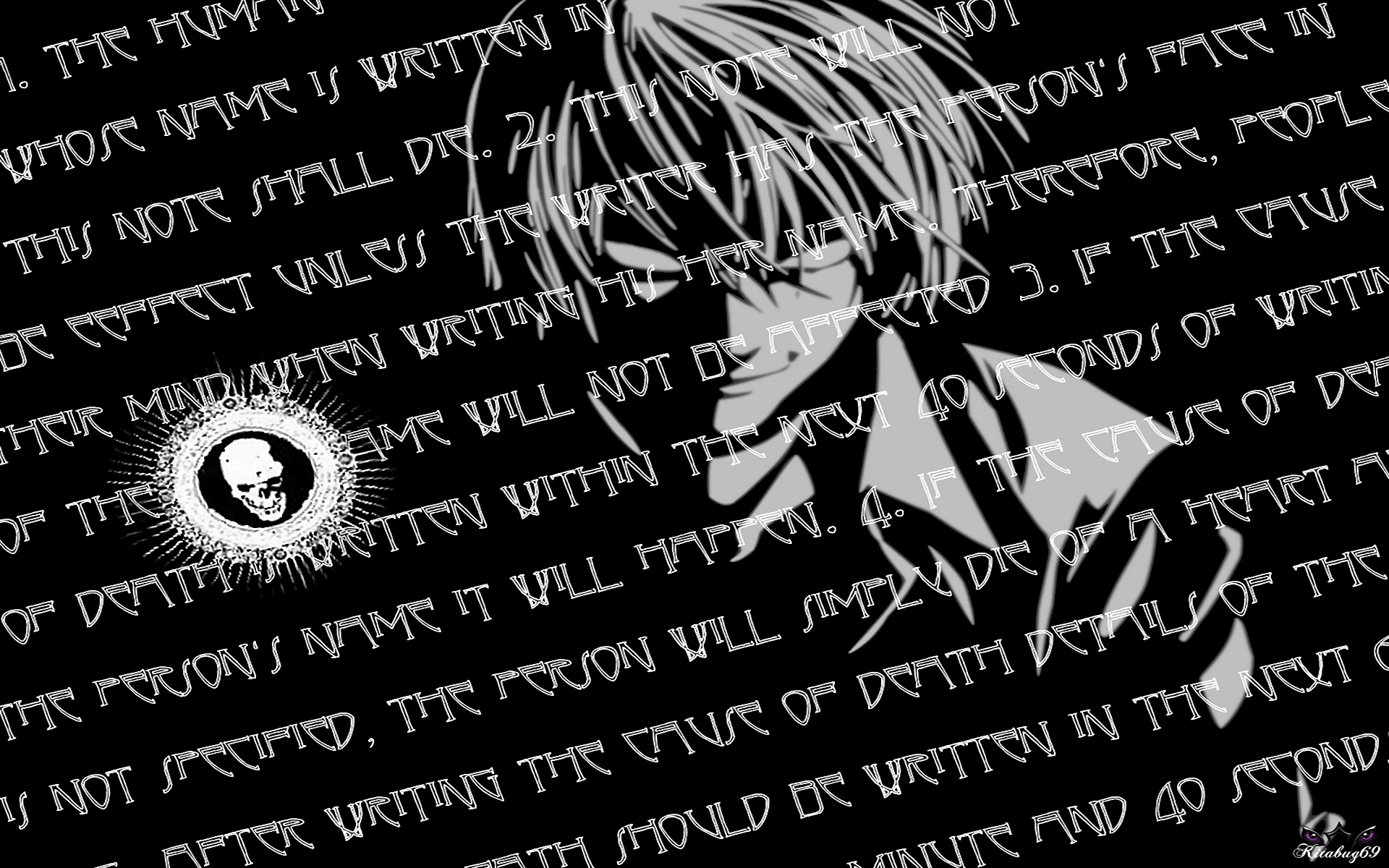 Death Note Anime HD Wallpaper – Shadows of Justice