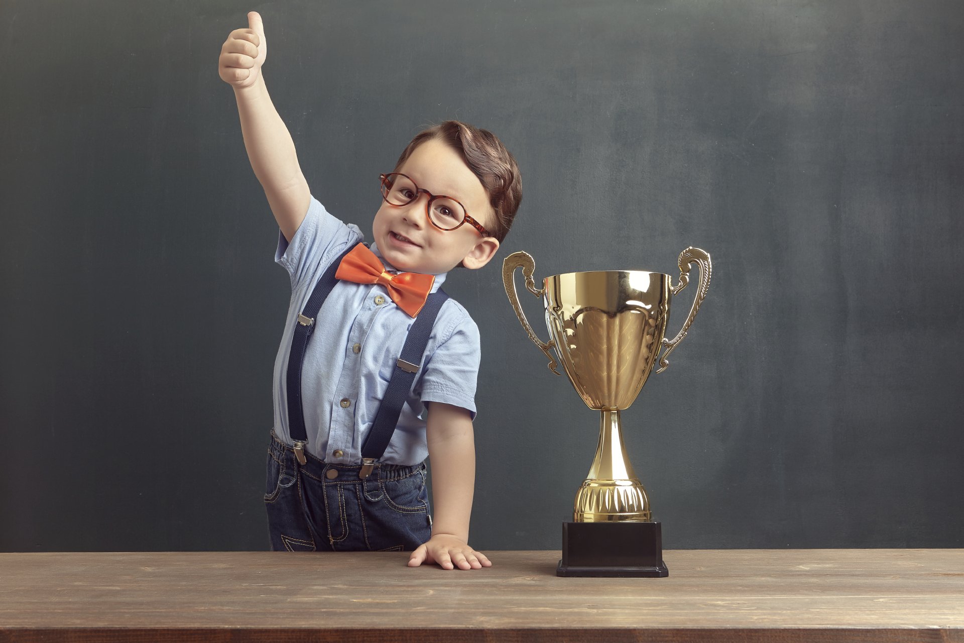 Download Trophy Photography Child Celebration Success HD Wallpaper