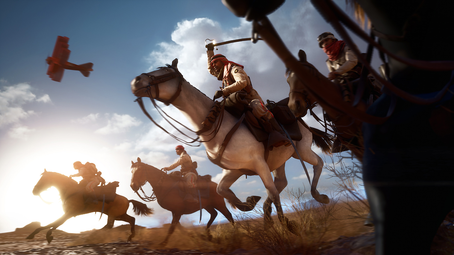 Epic Battlefield 1 HD Wallpaper: Cavalry Charge in Action