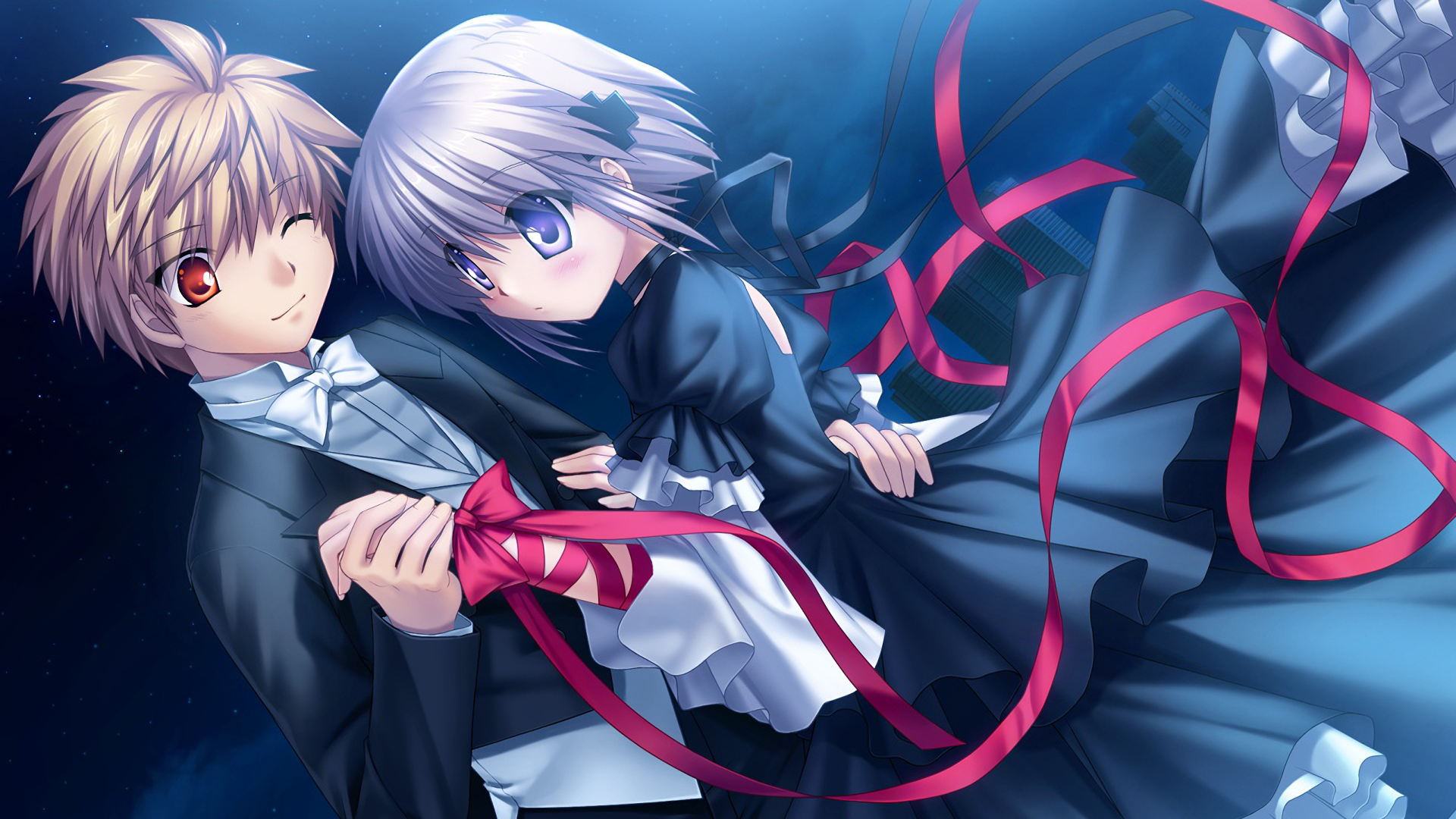 Rewrite Anime HD Wallpaper: Enigmatic Elegance in Motion