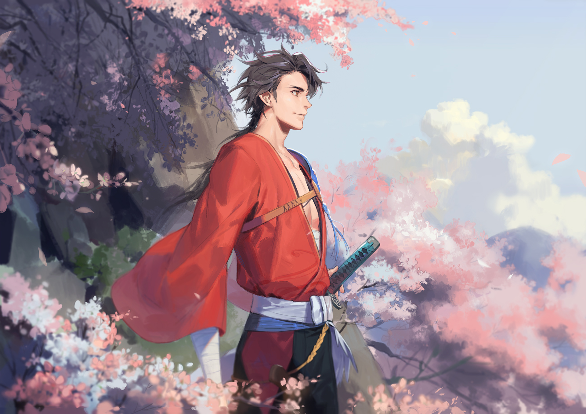 Download Anime Touken Ranbu HD Wallpaper