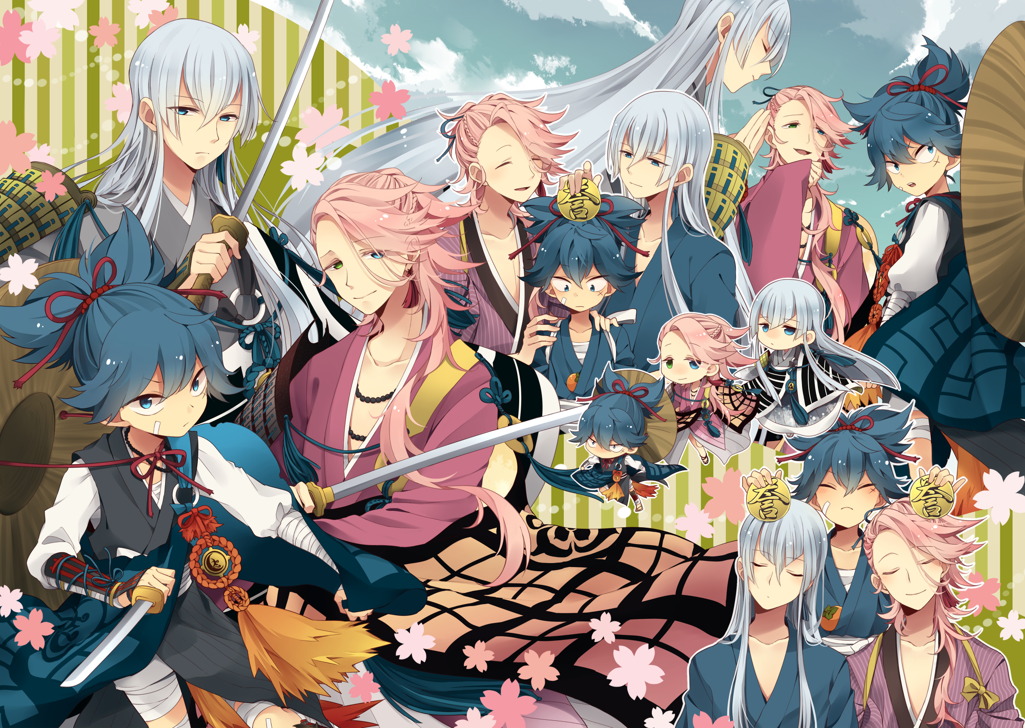 Download Anime Touken Ranbu HD Wallpaper