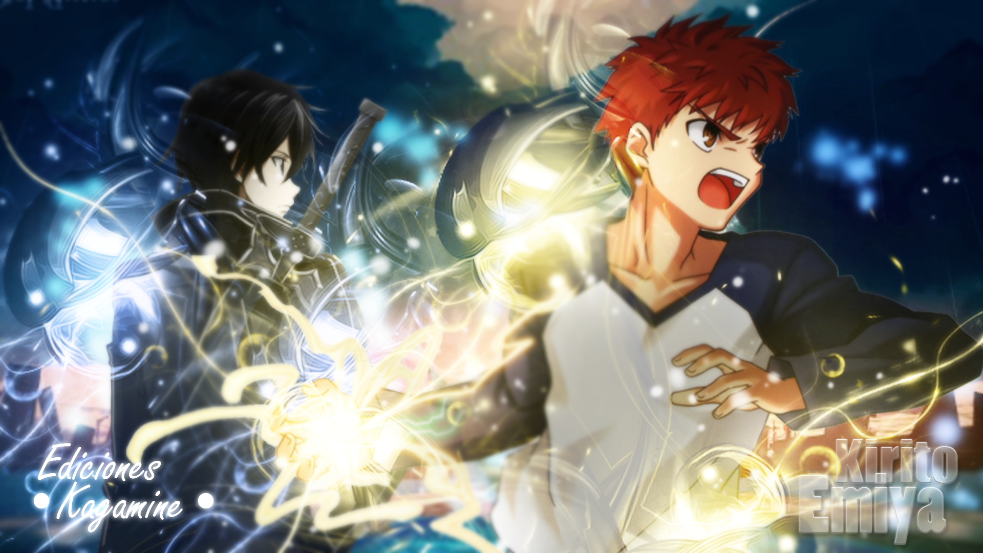 Download Fate/Stay Night Sword Art Online Shirou Emiya Kazuto Kirigaya Kirito (Sword Art Online ...