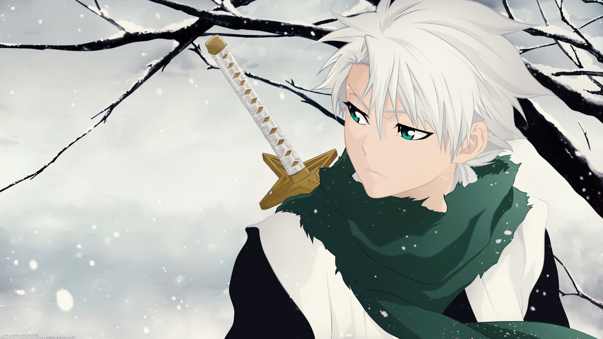 Tōshirō Hitsugaya HD Wallpaper – Bleach Anime Snow Warrior