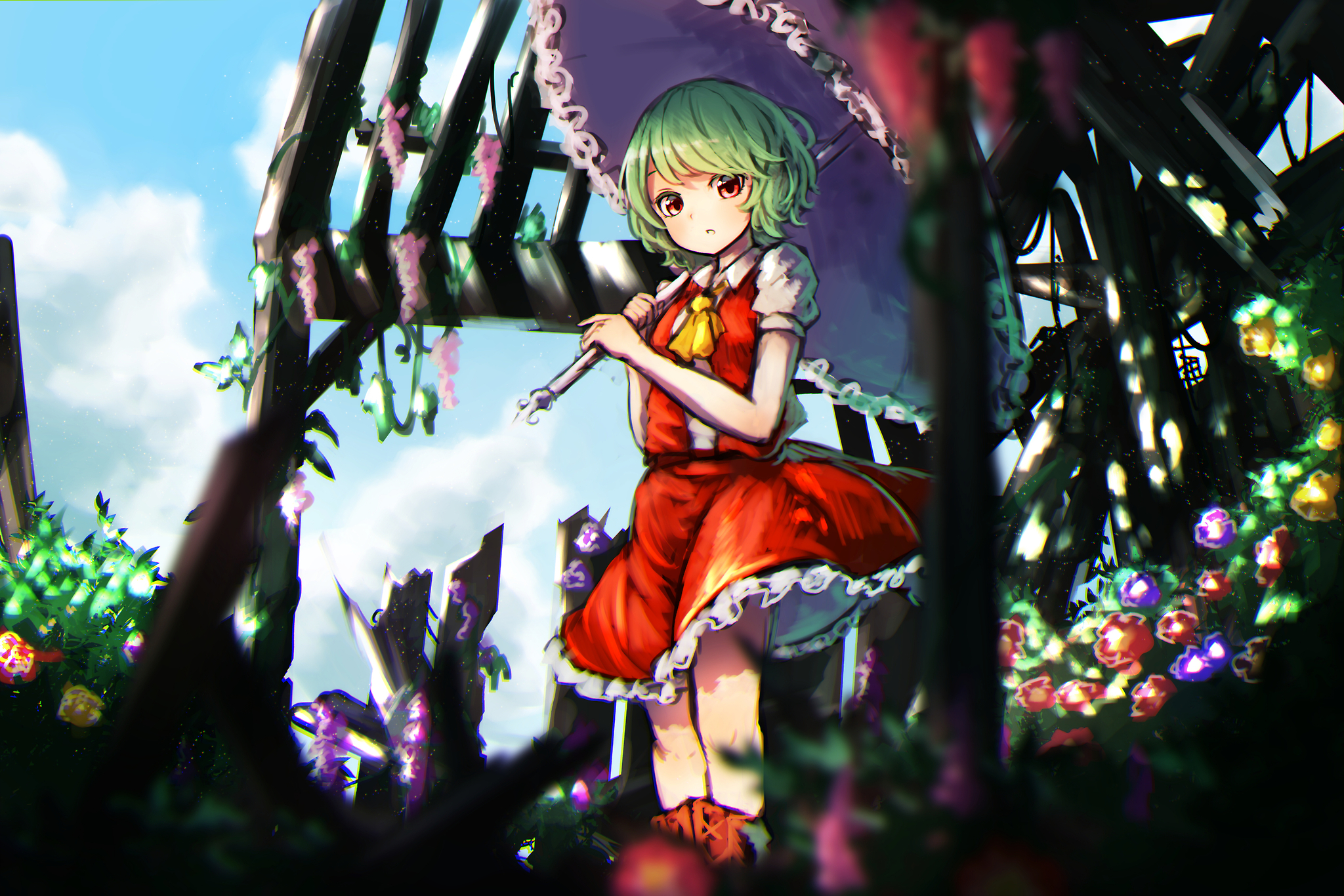 Download Anime Touhou HD Wallpaper