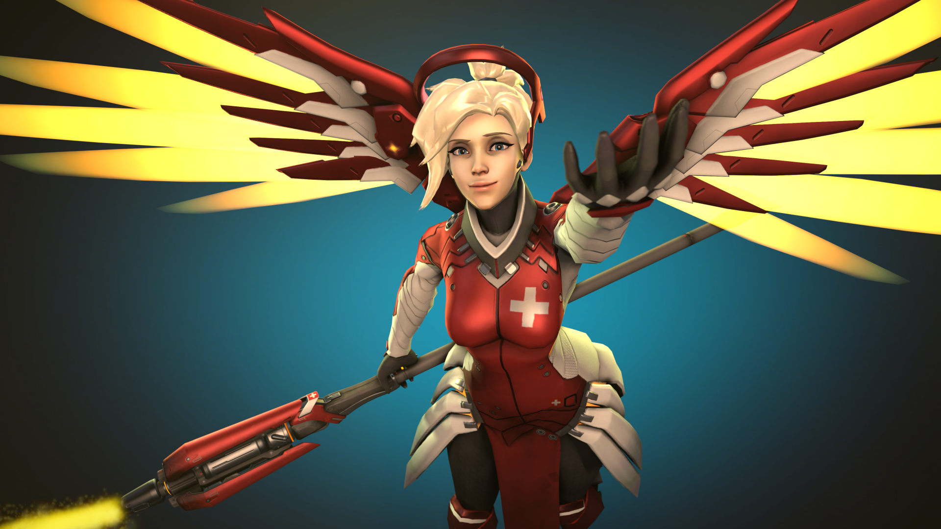 Mercy Overwatch 4K Ultra HD Wallpaper – Legendary Healer in Action by ...