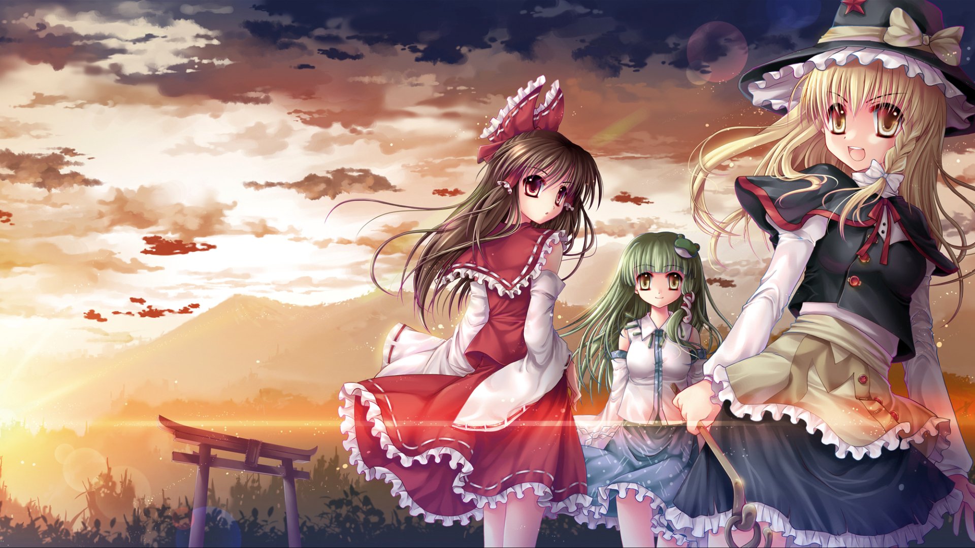 Anime Touhou HD Wallpaper