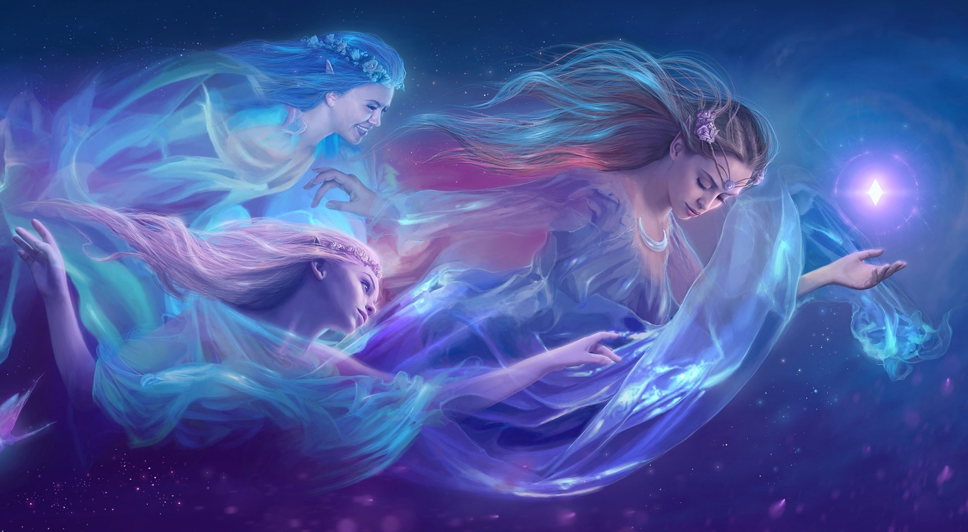 Fantasy Spirit Women: HD Wallpaper of Ethereal Beauty by VladislavPANtic