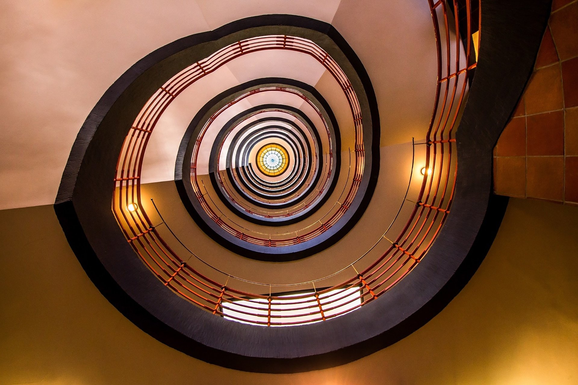 Download Man Made Stairs HD Wallpaper