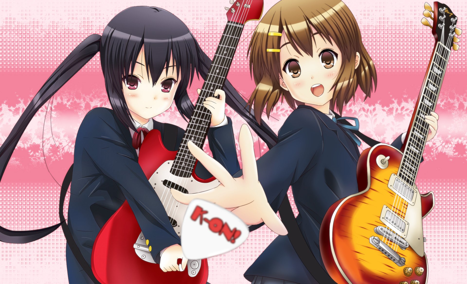 Download Yui Hirasawa Azusa Nakano Anime K-ON! HD Wallpaper