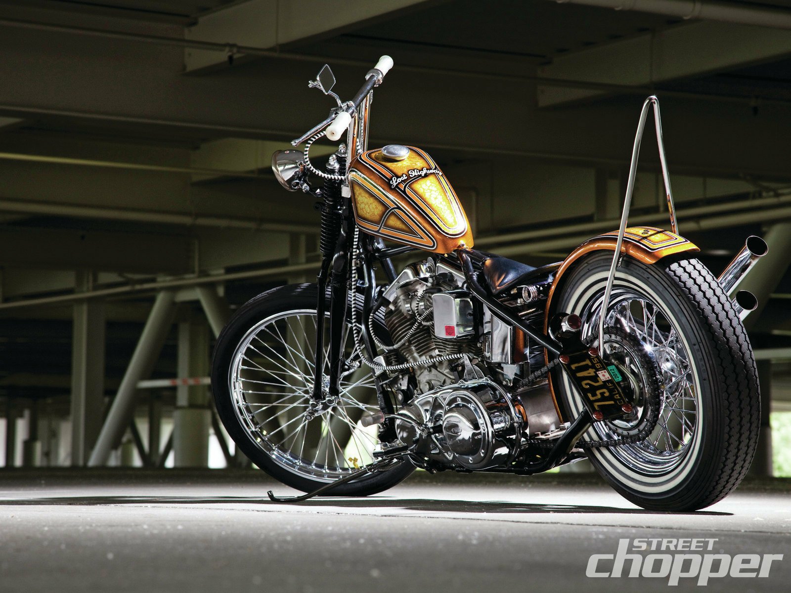 Download Motorcycle Vehicle Chopper Wallpaper