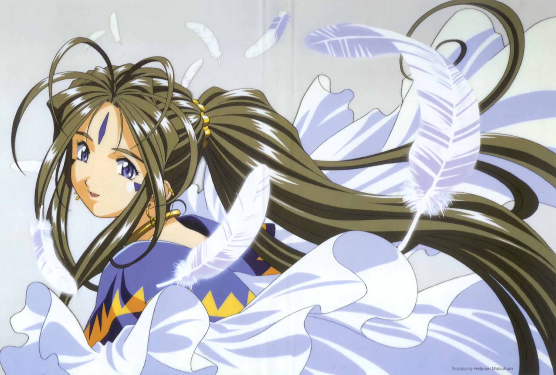 Ah! My Goddess — 2K Quad HD Wallpaper: Belldandy's Feathered Grace ...