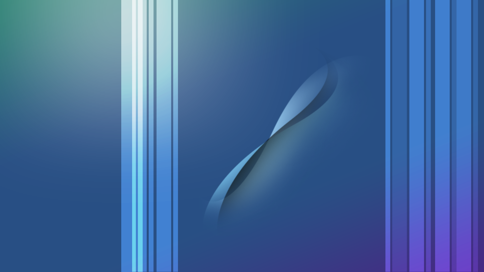 Blue Bars Abstract by jamillionaire