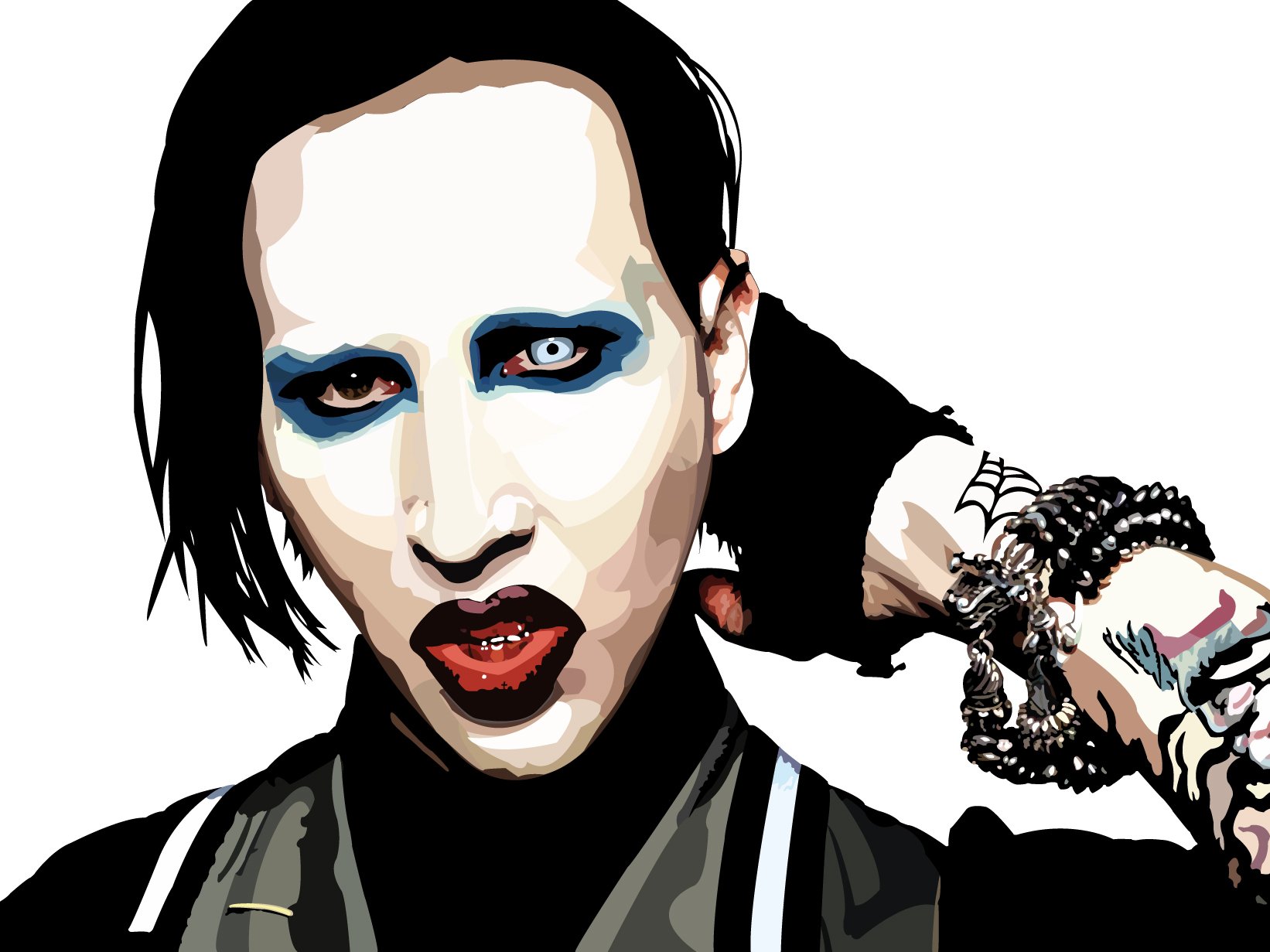 Sfondo Logo Marilyn Manson
