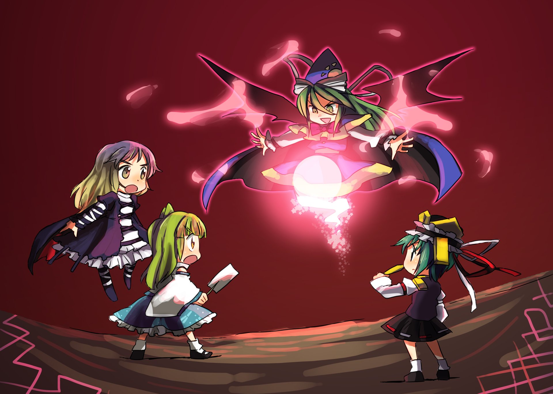 Anime Touhou HD Wallpaper