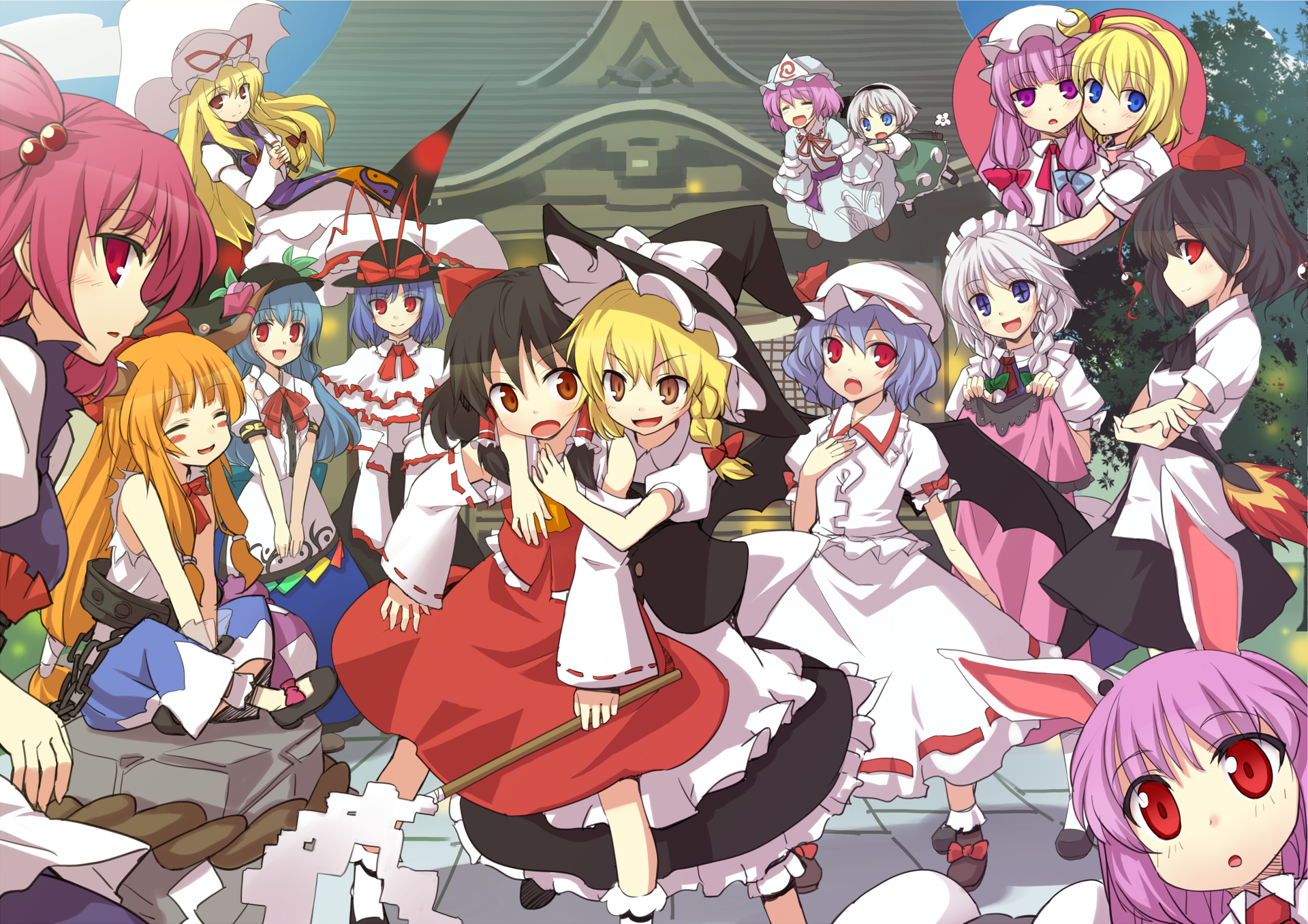 Download Anime Touhou HD Wallpaper