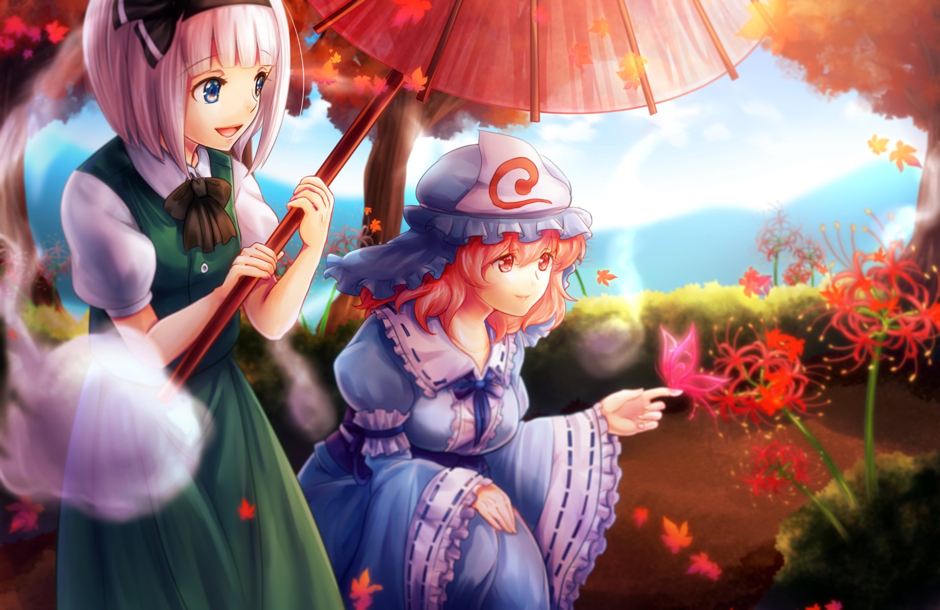 Download Youmu Konpaku Myon (Touhou) Yuyuko Saigyouji Anime Touhou HD ...