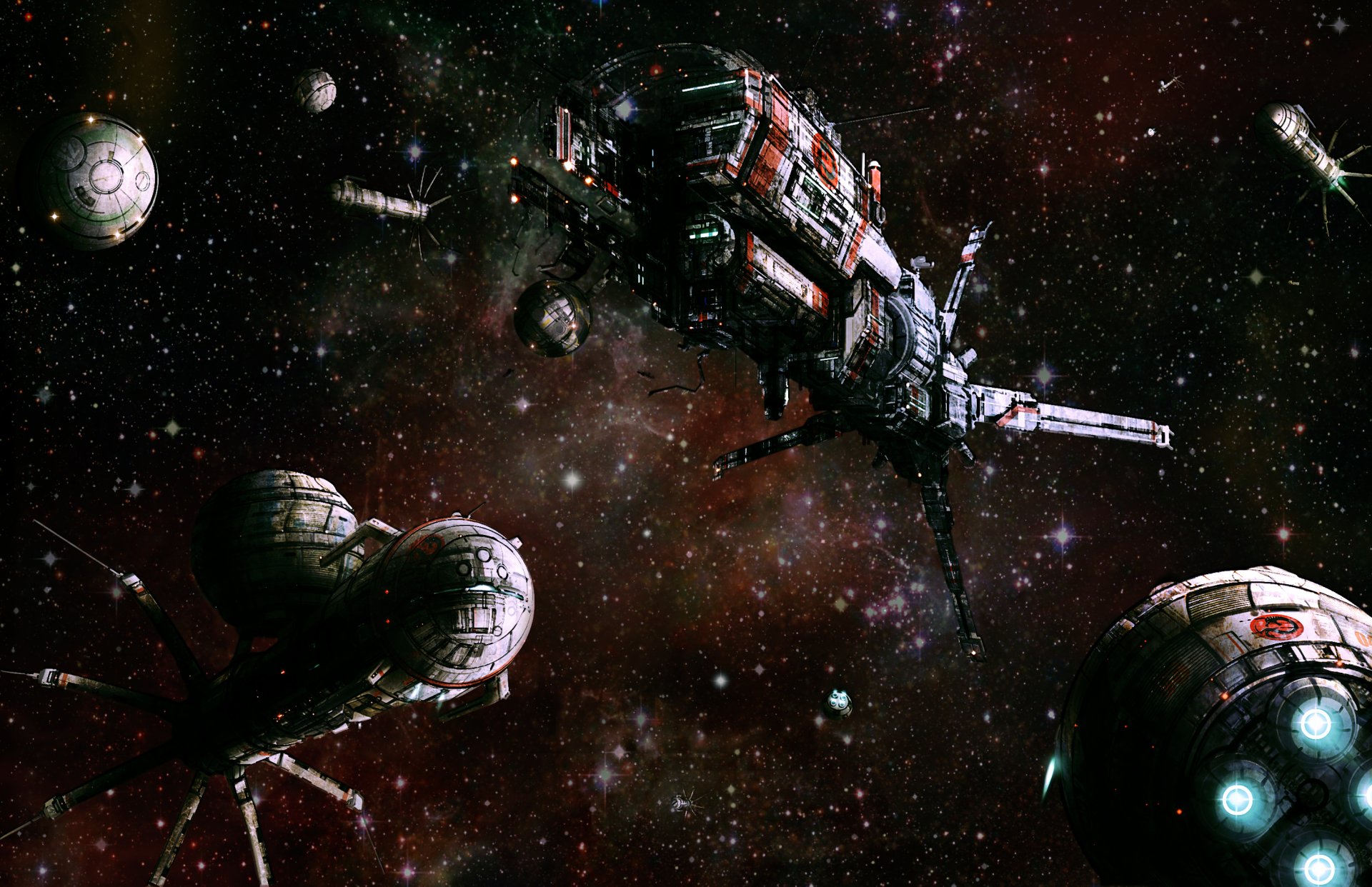 Steampunk Spacecraft: HD Wallpaper from BattleTech by Alexander Iglesias
